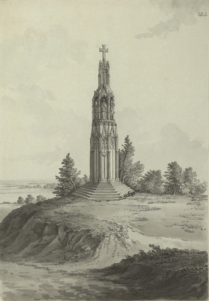 Brian's History Adventures: The Eleanor Cross at Hardingstone